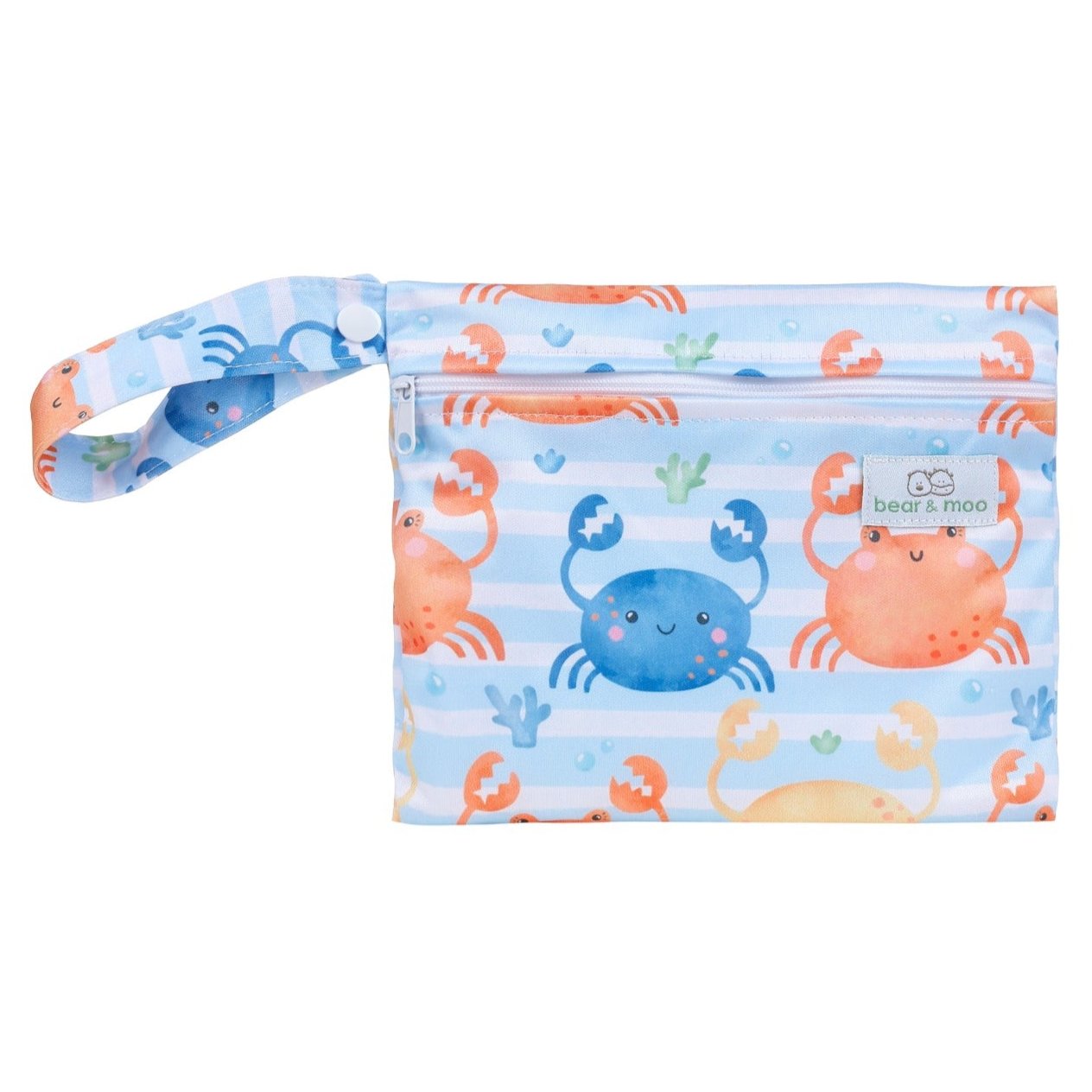 Bear & Moo Mini Wet Bags | Wipes Bag | Waterproof Pouch